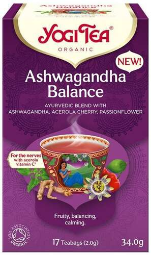 Yogi Tea Ashwagandha Balance herbata Równowaga z Ashwagandhą, acerolą i ...